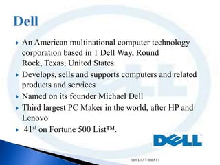 Dell-operations excellence | PPTX