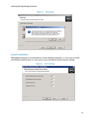 Dell open manage essentials install | PDF | Databases | Computer Software and Applications