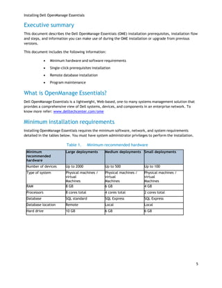 Dell open manage essentials install | PDF | Databases | Computer ...