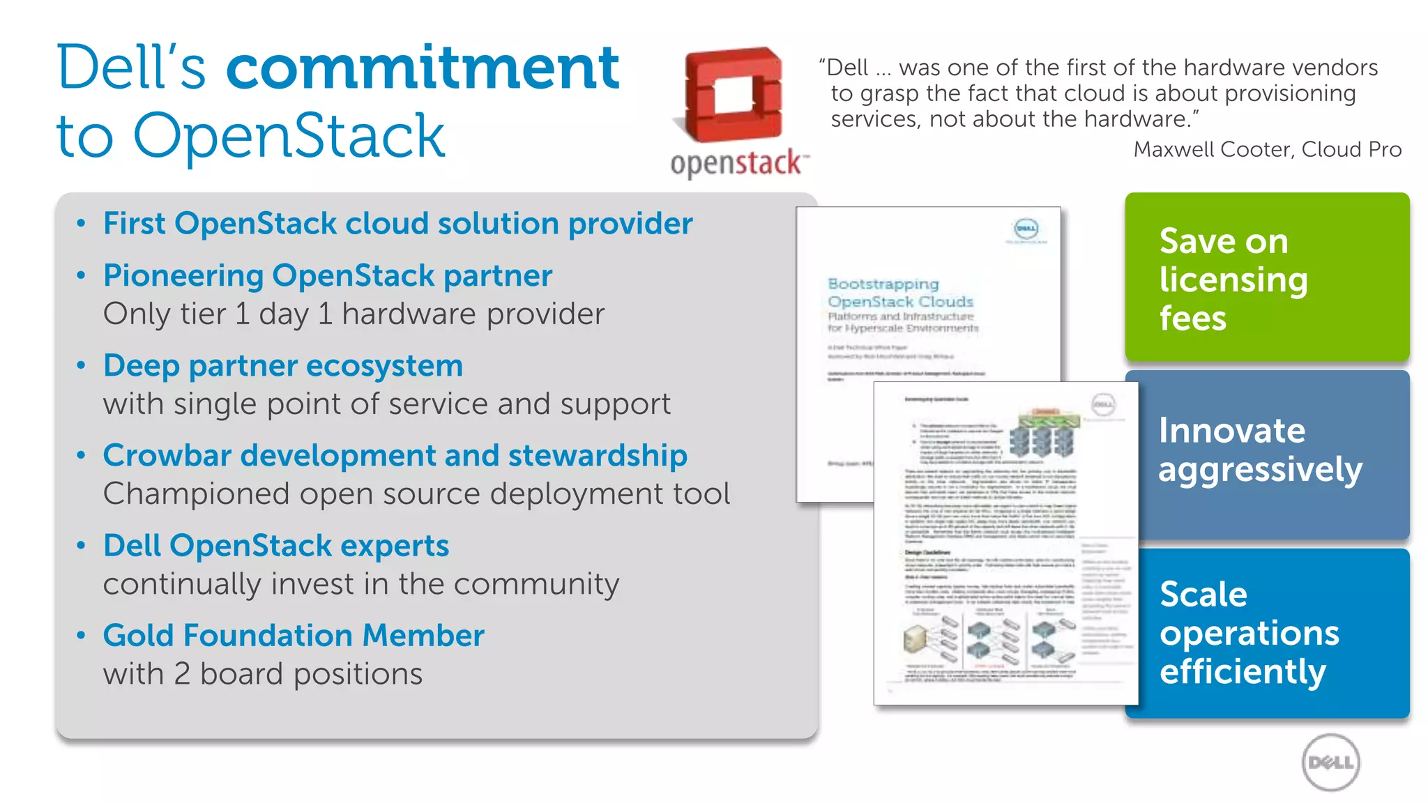 Dell openstack cloud with inktank ceph – large scale customer deployment | PPT
