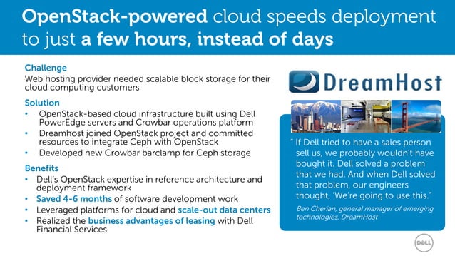 OpenStack in Action! 5 - Dell - OpenStack powered solutions - Patrick Hamon | PDF | Cloud ...