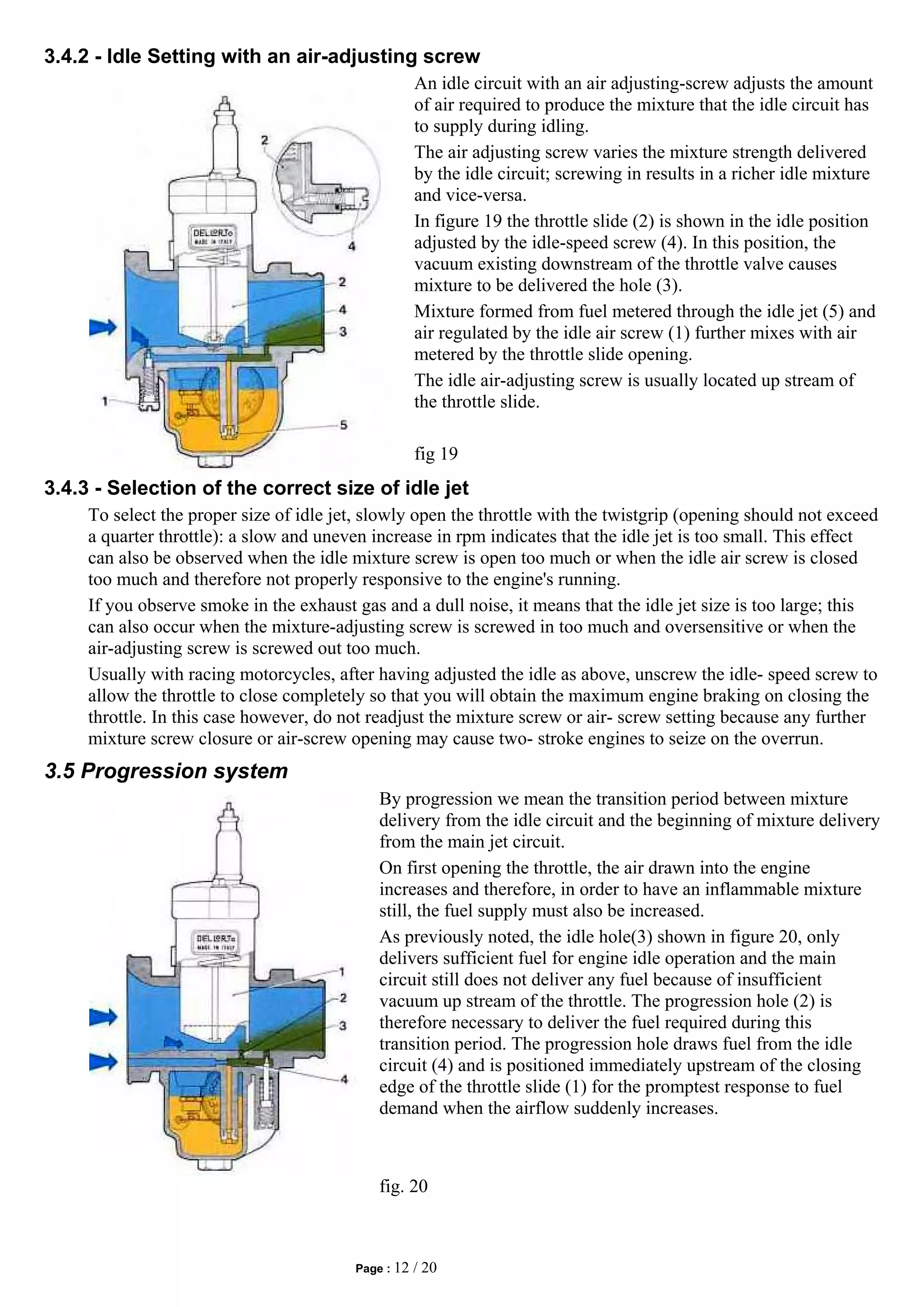 Dellorto manual | PDF