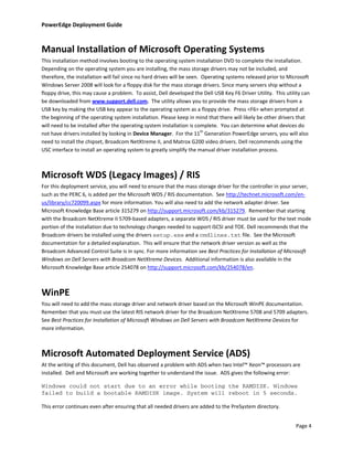 Dell PowerEdge Deployment Guide | PDF