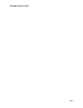 Dell PowerEdge Deployment Guide | PDF