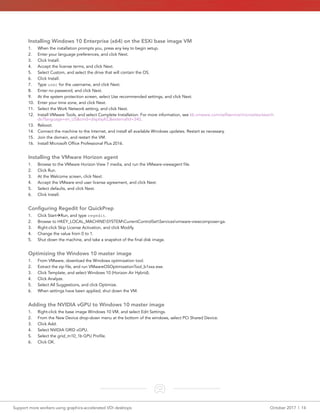 Support more workers using graphics-accelerated VDI desktops | PDF | Desktops | Computing