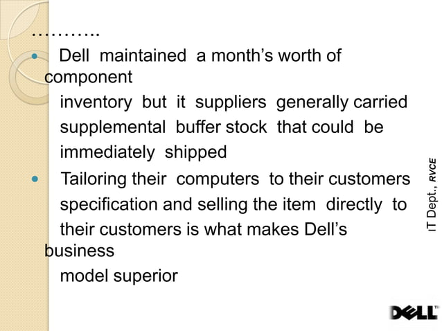 Dell ppt | PPTX | Computing | Technology & Computing