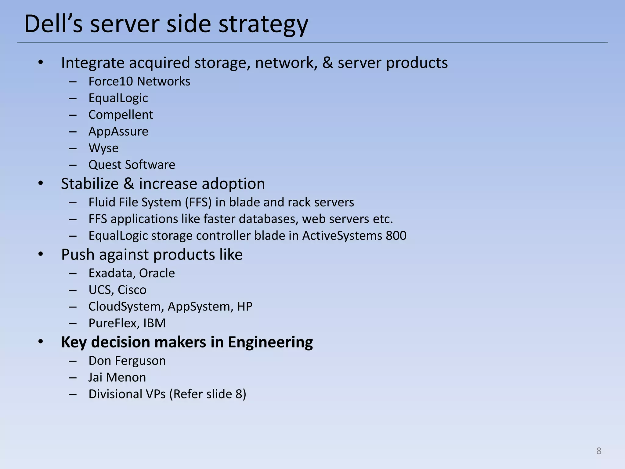 My predictions for Dell in 2014, compiled in May 2013 | PDF | Operating ...