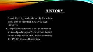 PRESENTATION ON DELL | PPT
