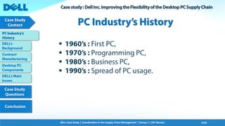 Dell Corporation - Case Study | PDF