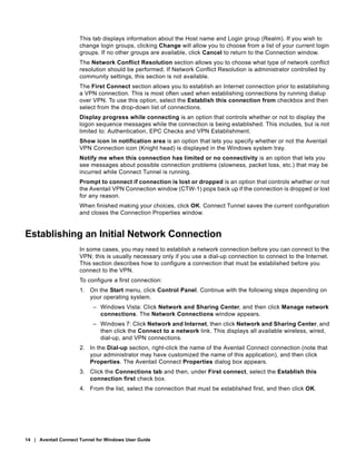 Dell sonicwall aventail_connect_tunnel_client_windows_user_guide | PDF