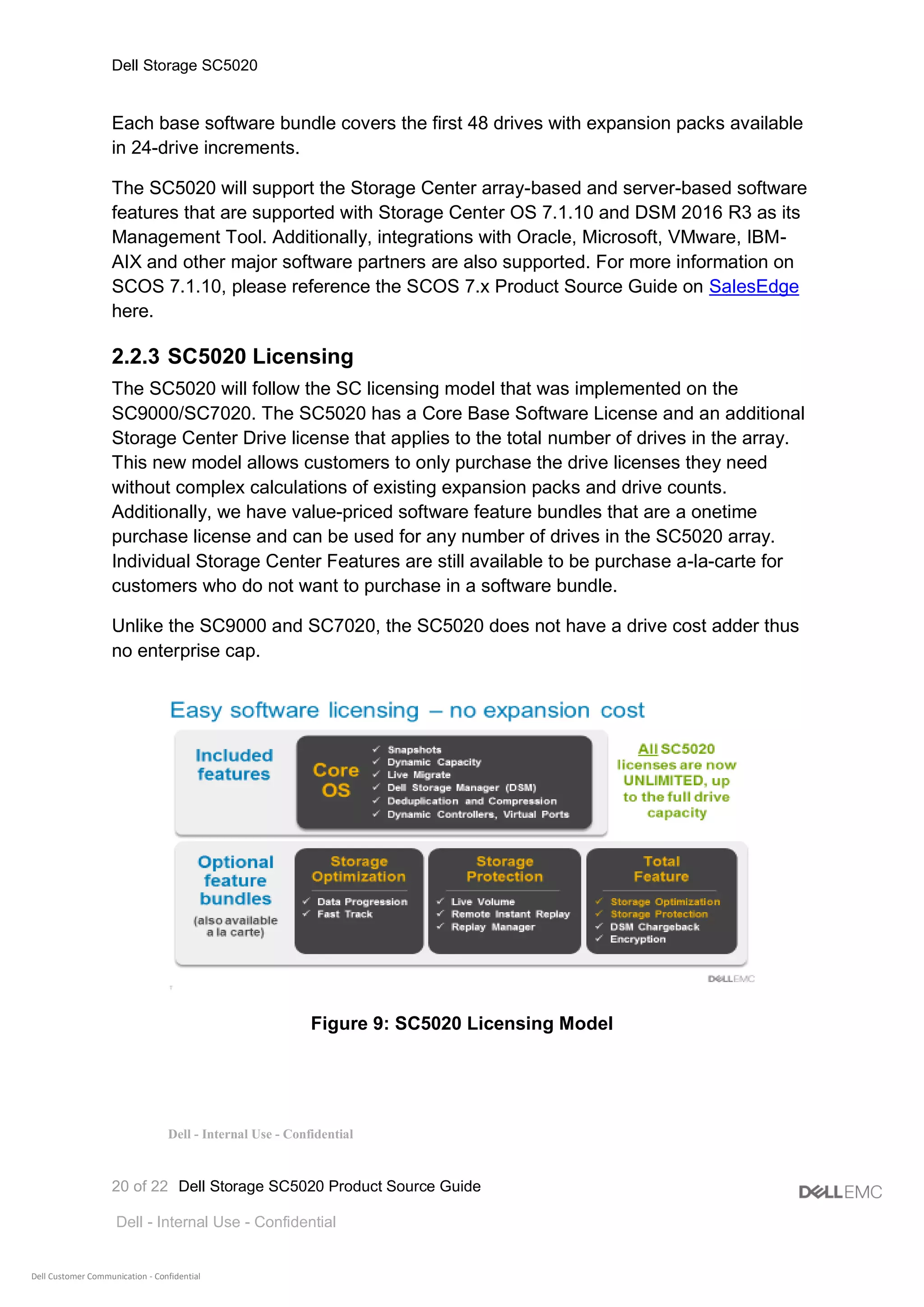 Dell storage sc5020_Guia de Producto | PDF