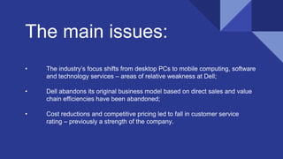 Dell Inc.: Changing The Business Model | PPTX