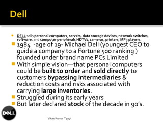 Dell, strategic management,strategy | PPT