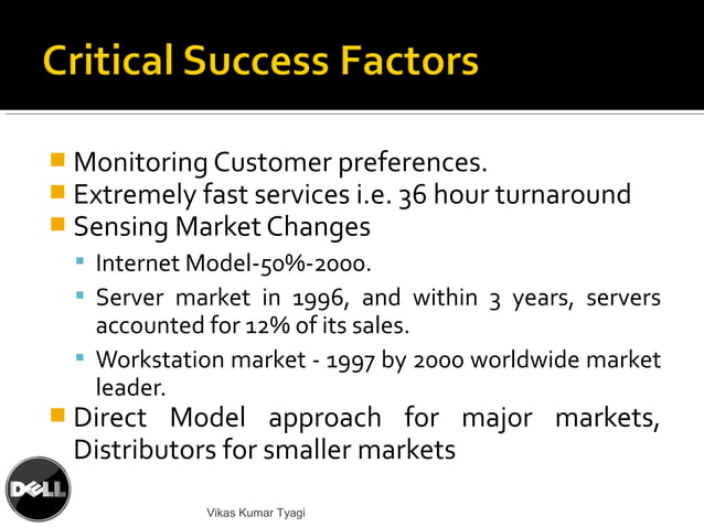 Dell, strategic management,strategy | PPT