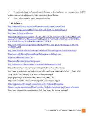 Dell supply chain group | PDF