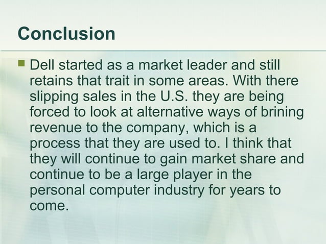 Dell Web PC - Case Study | PPT