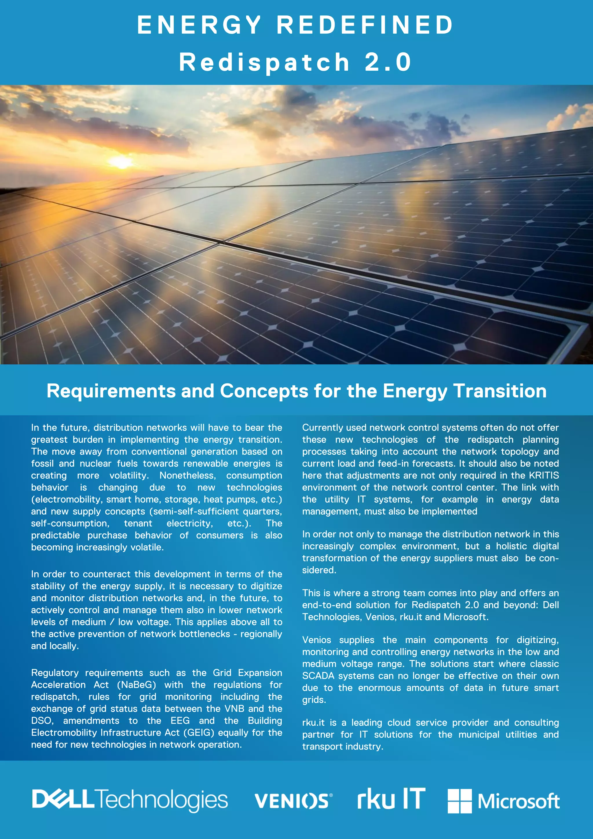 Solution for Energymanagement - Redispatch 2.0 | PDF