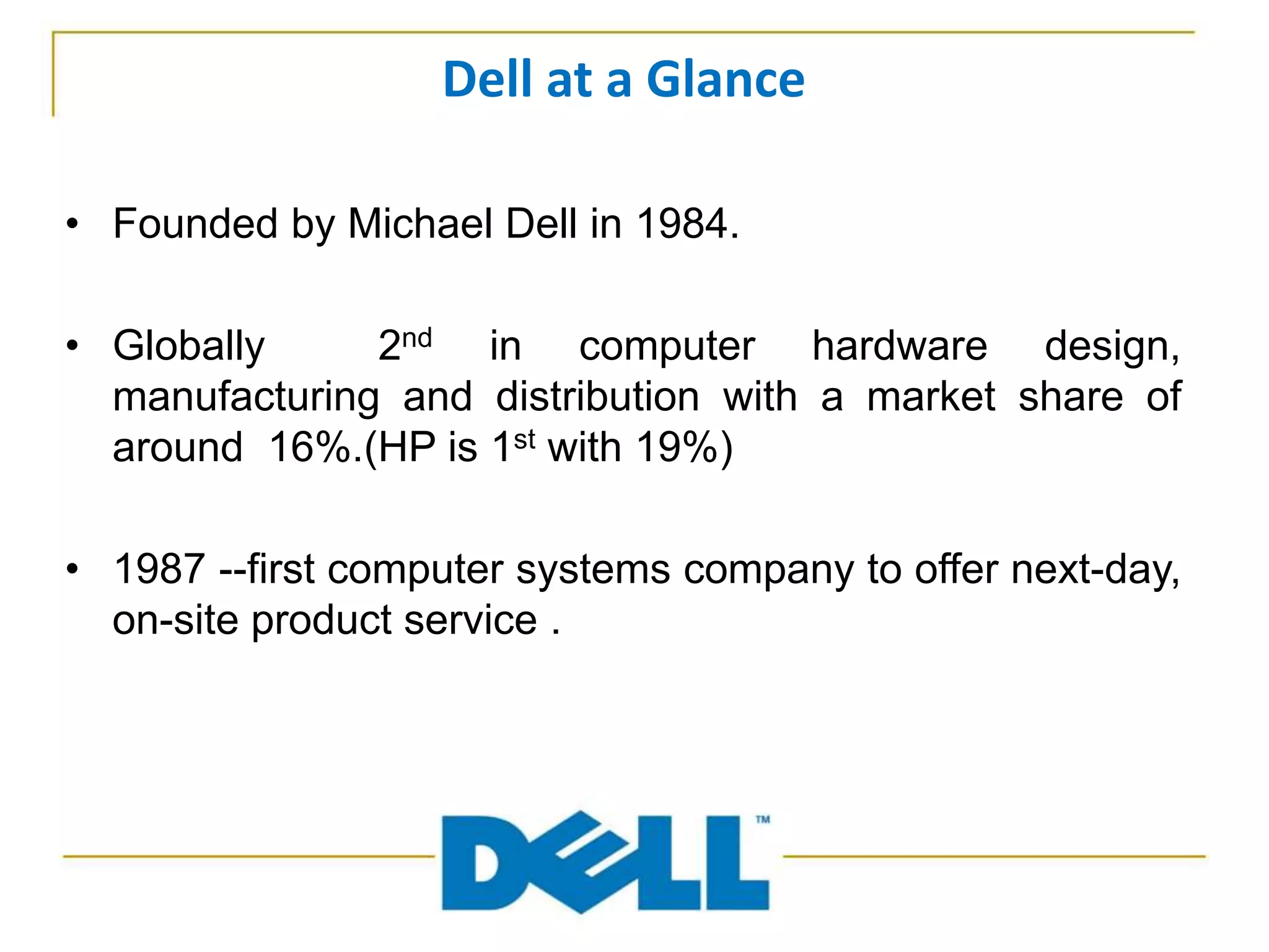 Dell value chain | PPSX