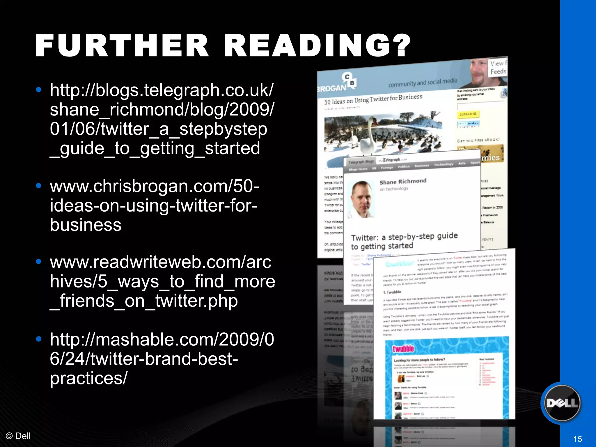 Four ways brands use Twitter | PPT