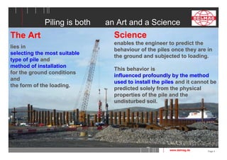 Delmag pile driving equipment 2014 | PPT