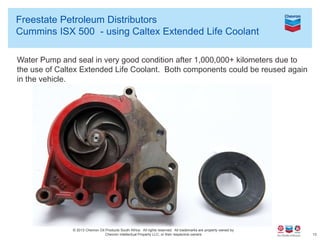 Delo 400 with isosyn technology saf proof of performance deck cummins ...