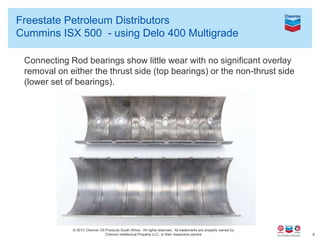 Delo 400 with isosyn technology saf proof of performance deck cummins ...