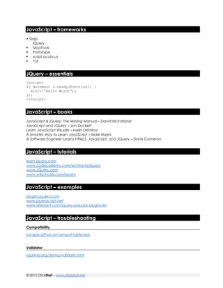 Core Web Standards and Competencies - WritersUA East 2015, Scott ...