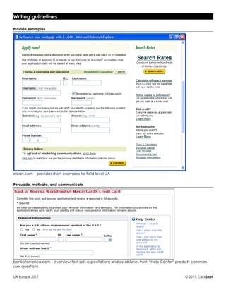 Best-in-Class Embedded User Assistance - UA Europe 2017, Scott DeLoach ...