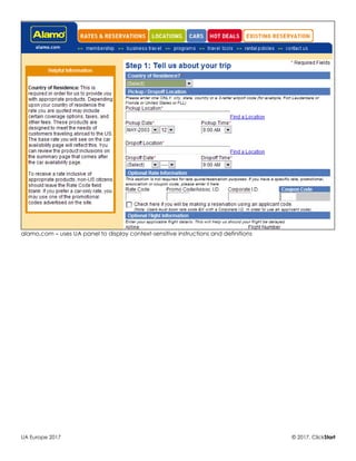 Best-in-Class Embedded User Assistance - UA Europe 2017, Scott DeLoach ...