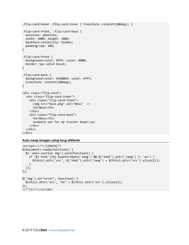 Formatting Images with CSS in MadCap Flare - MadCap webinar, Scott DeLoach, ClickStart | PDF
