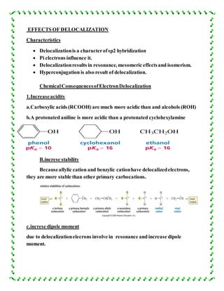 Delocalization in chemical bonding | DOCX