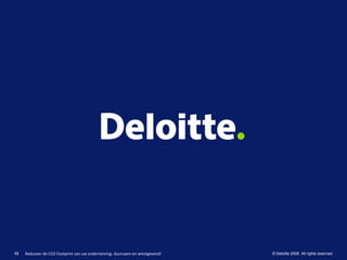 Presentatie Dirk Cleymans - Deloitte | PPTX