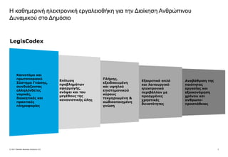 LegisCodex: To Εξειδικευμένο Σύστημα Γνώσης και Εφαρμογής για τη Διοίκηση Ανθρώπινου Δυναμικού ...