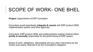 Deloitte bhel rfp | PPTX