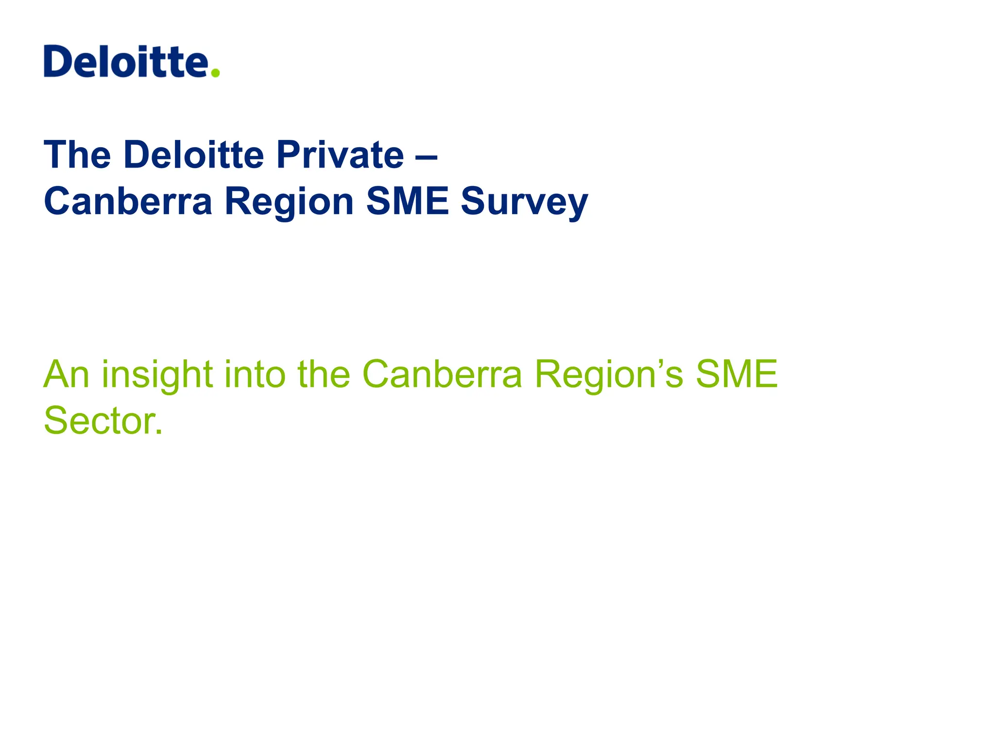 Deloitte - Canberra Region SME Survey.pdf