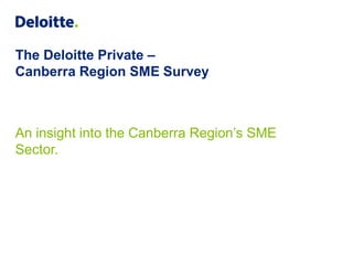 Deloitte - Canberra Region SME Survey.pdf