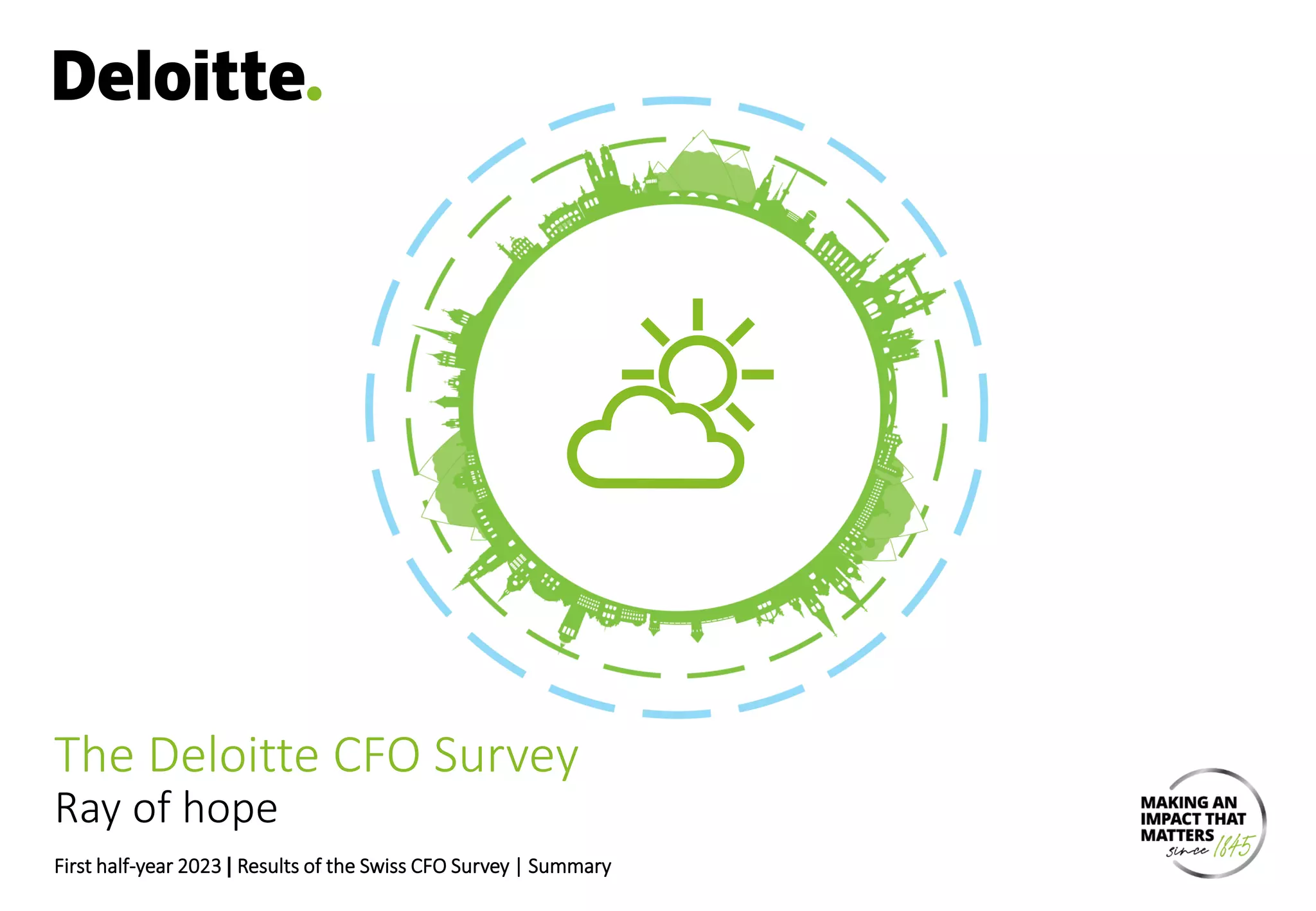 The Deloitte CFO Survey Switzerland – First half-year 2023 | PPT