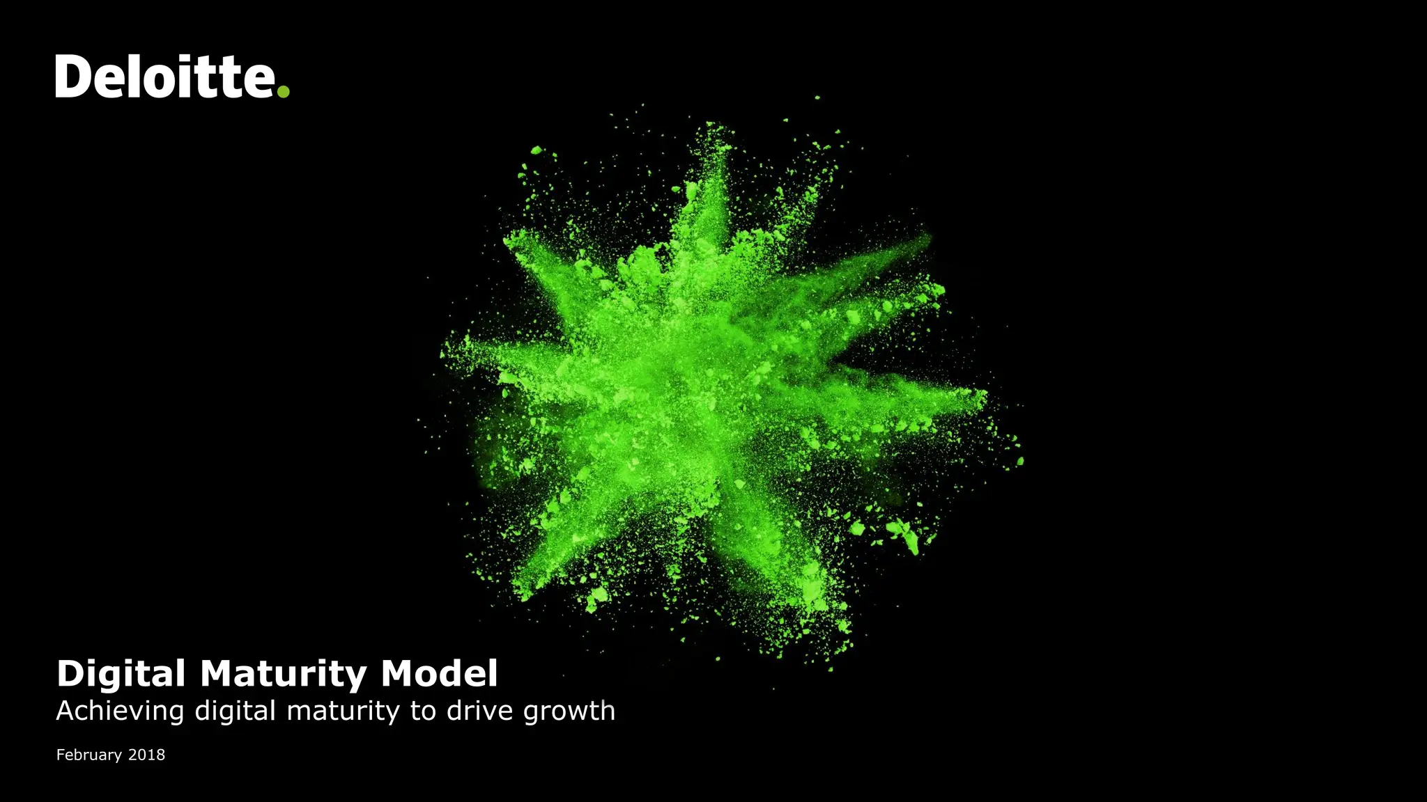 Modelo de maturidade digital da deloitte | PDF