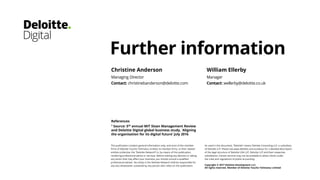 Modelo de maturidade digital da deloitte | PDF