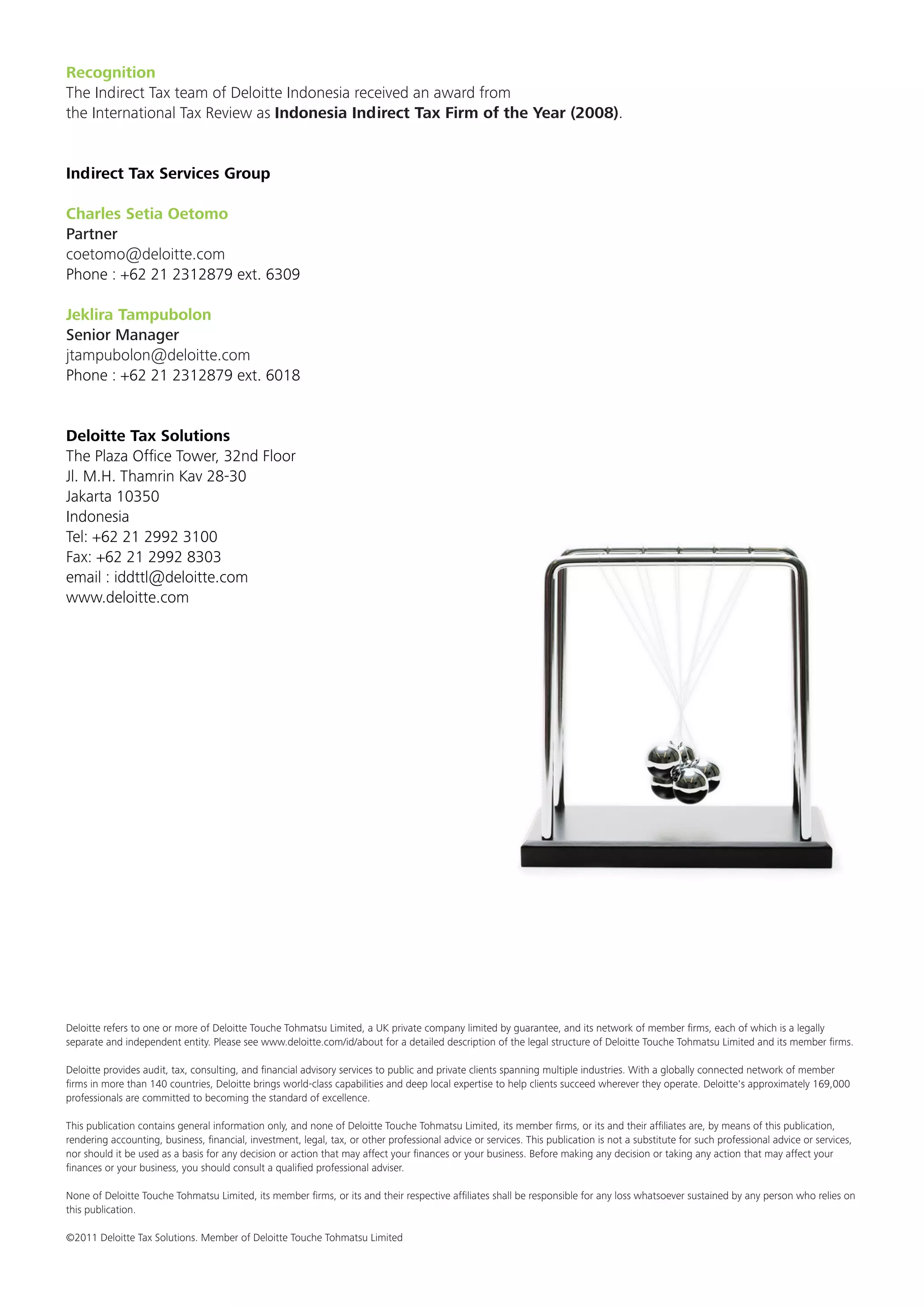 Deloitte its brochure2011 | PDF | Business Accounting & Finance | Business