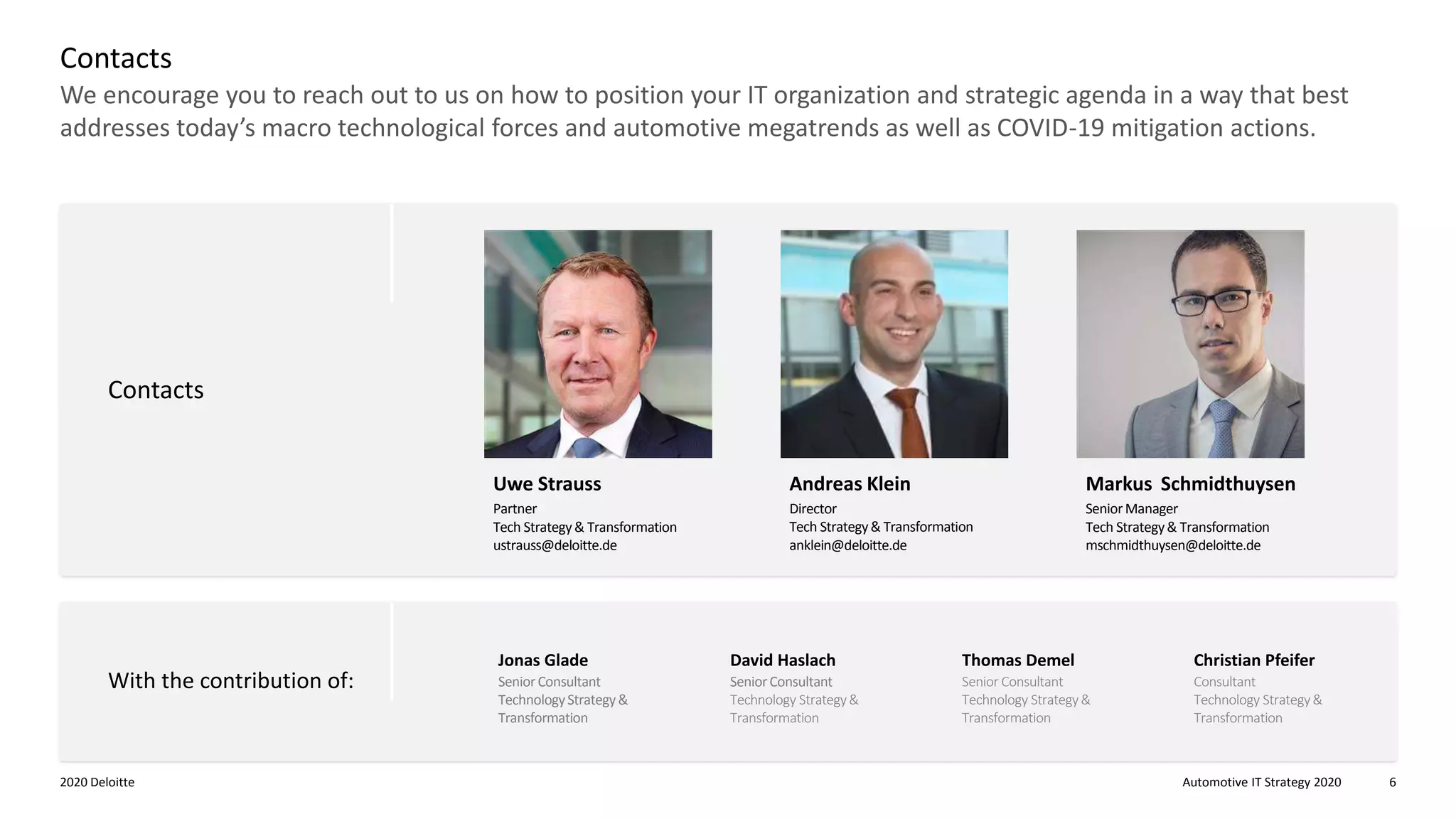 Deloitte Automotive IT Strategy Teaser Slides | PPTX