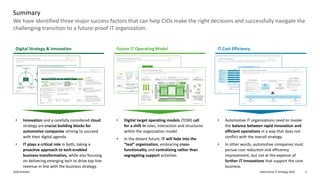 Deloitte Automotive IT Strategy Teaser Slides | PPTX
