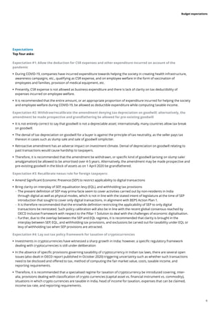 Deloitte budget 2022 23 expectations | PDF