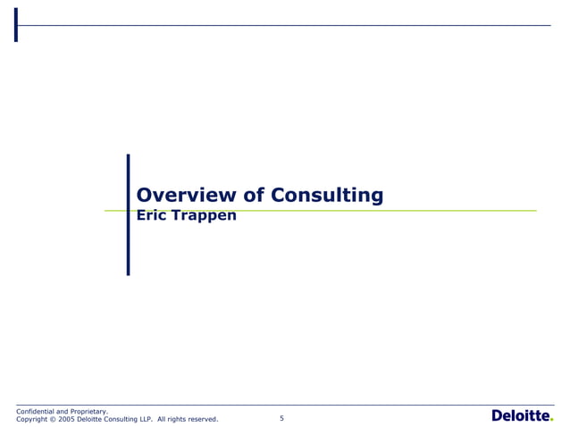 Deloittecaseinterview | PPT