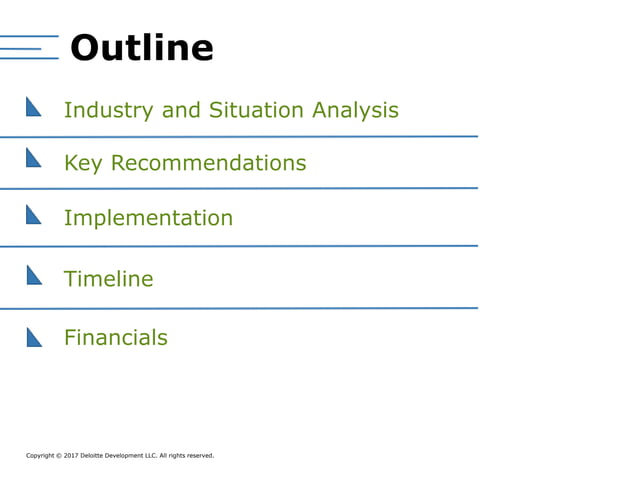 Deloitte Consulting Case Competition 2017 | PPT