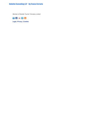 Deloitte consulting LLP | DOCX
