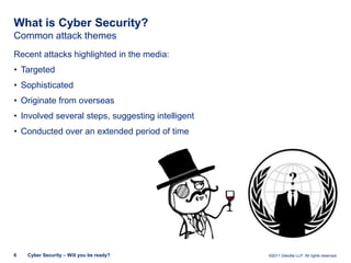 Cyber Threats & Cybersecurity - Are You Ready? - Jared Carstensen | PPT