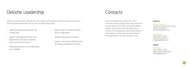 Deloitte digital marketing | PDF | Management Consulting Industry ...