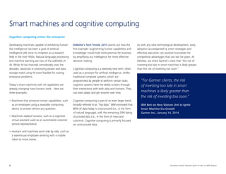 Deloitte disruption ahead IBM Watson | PDF