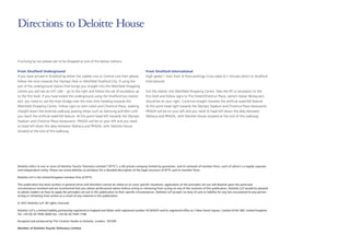 Deloitte house map | PDF | Malls & Shopping Centers | Attractions